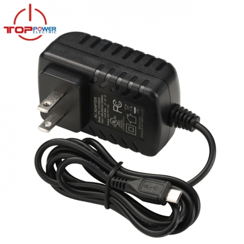 5v 2.5a US plug power adapter, US plug 5V 2.5A wall adapter, us plug 5v ...
