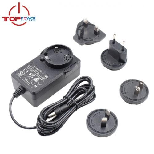 detachable plug 24v 2a power supply,multi plug 24v 2a ac adapter,24V 2A ...